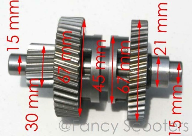 150cc Gy6 157qmj ATV Engine W/reverse Transmission Gears Group Set for ...