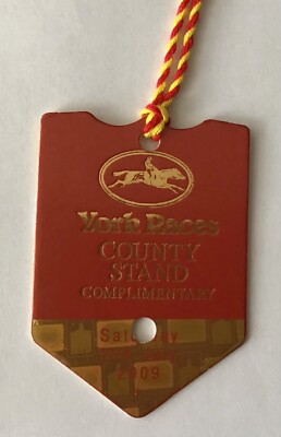 York Races 2009 County Stand Complimentary Horse Racing Badge | eBay UK