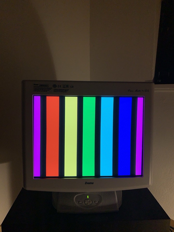 CRT Monitor 19" 130 kHz Beast - Iiyama Vision Master Pro 454 - 345MHz ...