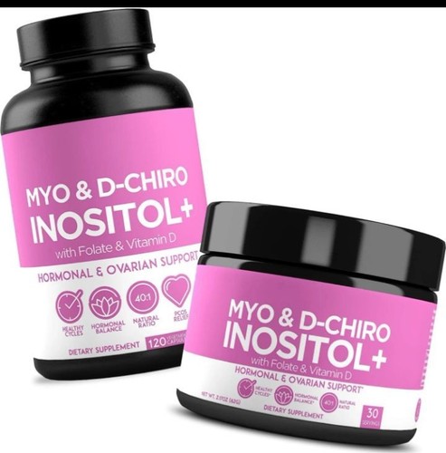 Myo-Inositol 2g+D-Chiro Inositol 50mg+B9 et D3 (50% BRJ)- Dietetary ...