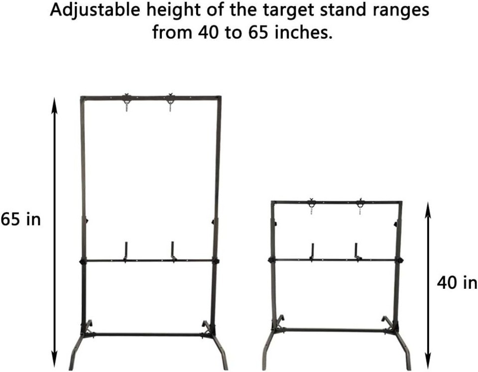Archery Target Stand for Bag Targets Block Cube Foam Larger Range ...