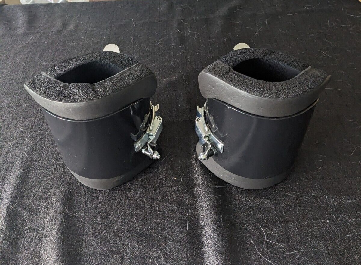 1 pair Black Anti Gravity Inversion Boots Crunch Abdominal Sit Up Hooks ...