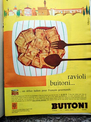 Publicité Vintage Advertising BUITONI (Novembre 1960) PUB VINTAGE | eBay