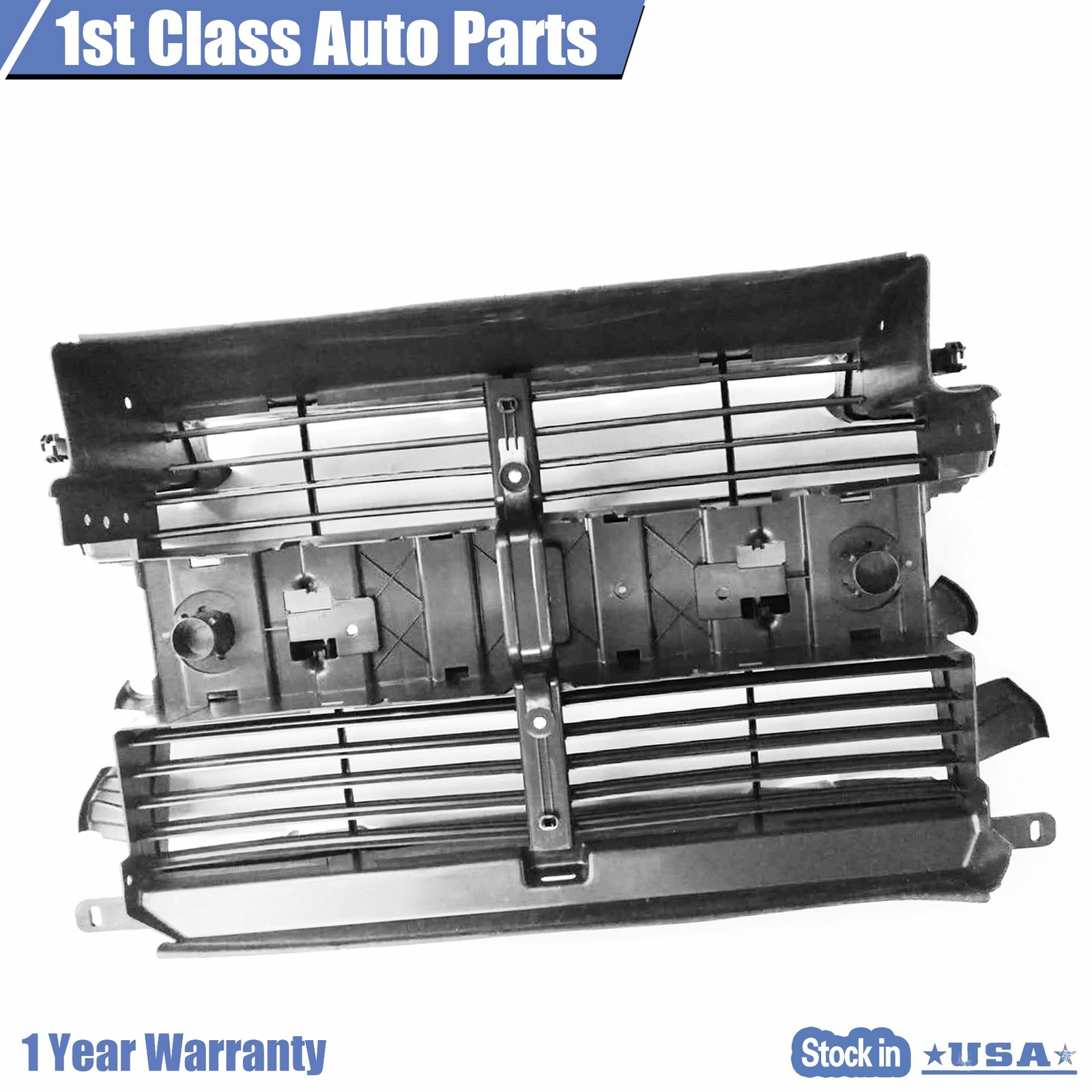 Front Radiator Shutter Grille W/o Actuator Assembly For 2013-2016 Ford ...