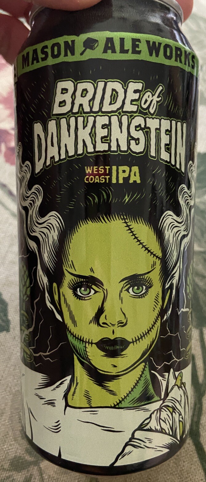 Universal Monsters Bride of Frankenstein themed Pint Beer Empty Can ...