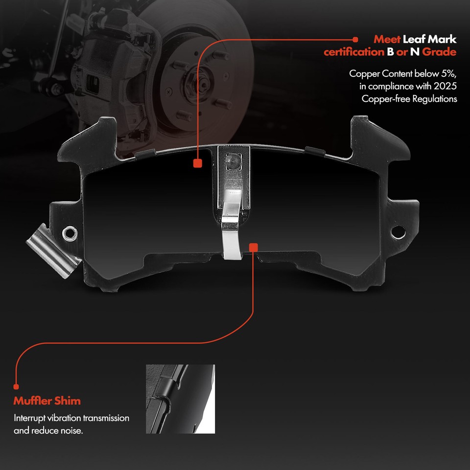 Front Disc Brake Rotor & Brake Pad for Chevy S10 Blazer GMC Jimmy ...