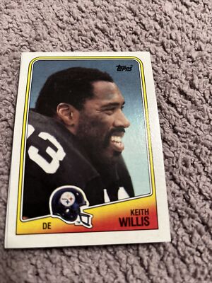 1988 Topps Football #170 Keith Willis Pittsburgh Steelers | eBay