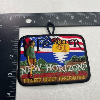 Boy Scouts FRONTIER NEW HORIZONS PIONEER SCOUT RESERVATION Patch 391J ...