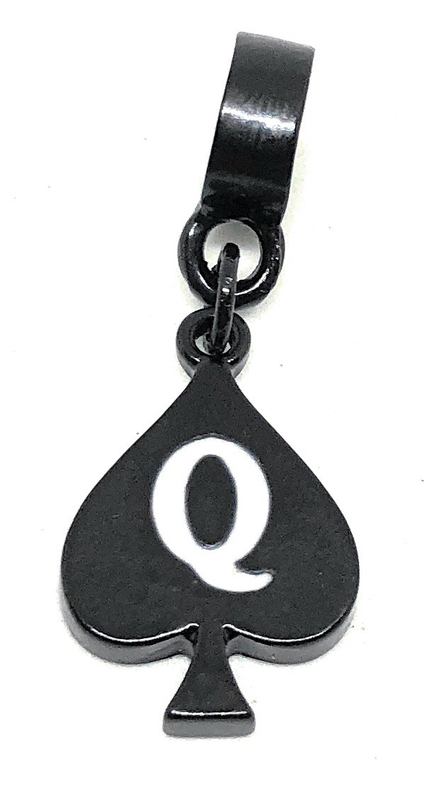 QOS BRAND - Queen Of Spades Charm - for Anklets Necklace Bracelet any ...