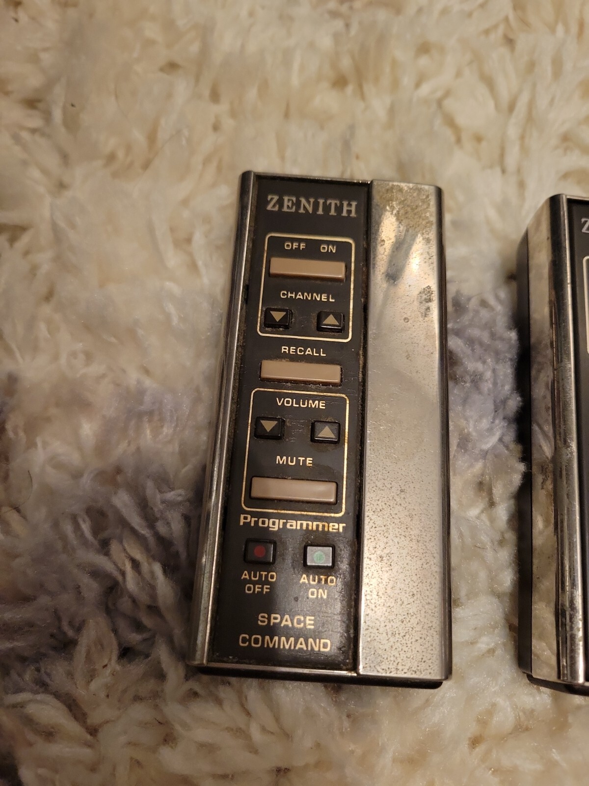 Lot of 2 Vintage Retro Zenith Space Command TV Remote Control ...