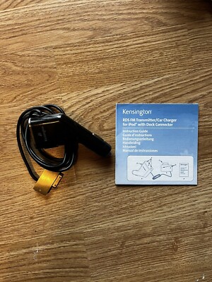KENSINGTON RDS FM Transmitter/Car Charger for iPod with Dock Connector ...