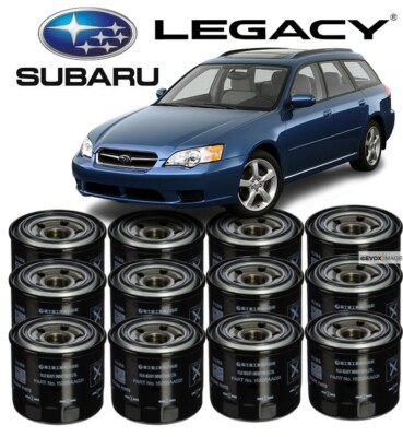 12 Pack OEM Genuine Subaru Legacy Engine Oil Filter 15208AA031 | eBay