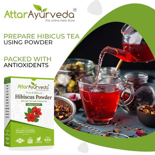 Attar Ayurveda Hibiscus powder for Hair Grawth 100Gm_ | eBay