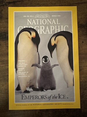 Vintage March 1996 National Geographic Journal Magazine Paperback Book ...