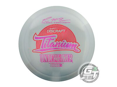 NEW Discraft [McBETH 5X] Titanium Undertaker 173-174g Gray Driver Golf ...