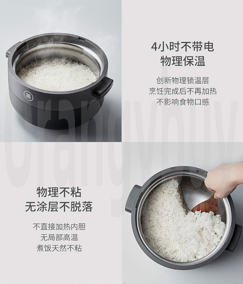 Joyoung Electric Steam Rice Cooker 3.5L Home Smart MultiFunc Non-stick ...