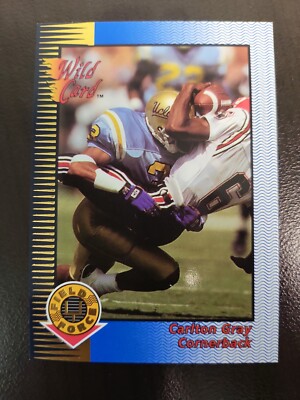 1993 Wild Card Carlton Gray FIELD FORCE GOLD FOIL card #WFF-58 | eBay