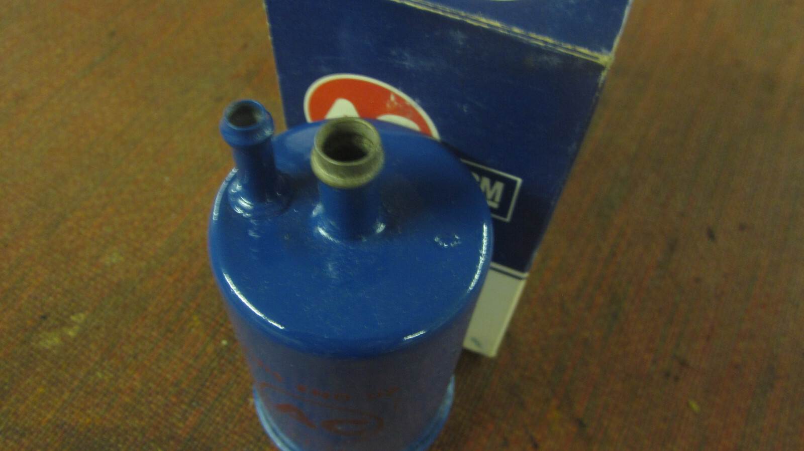 NOS 1966-1971 AC DELCO 5650829 GF 98 BLUE AC FUEL FILTER CAMARO PONTIAC ...