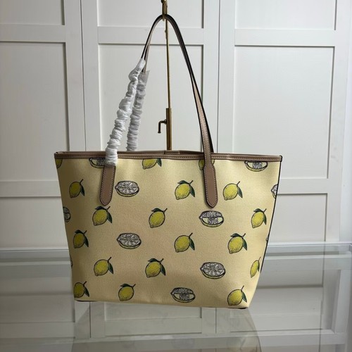 COACH City33 Tote Bag With Lemon Print Garden Glade Multi CAL76 Outlet ...