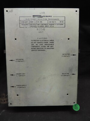 Vintage Cover for Seeburg 6000 Series Stereo Electronic Selection ...
