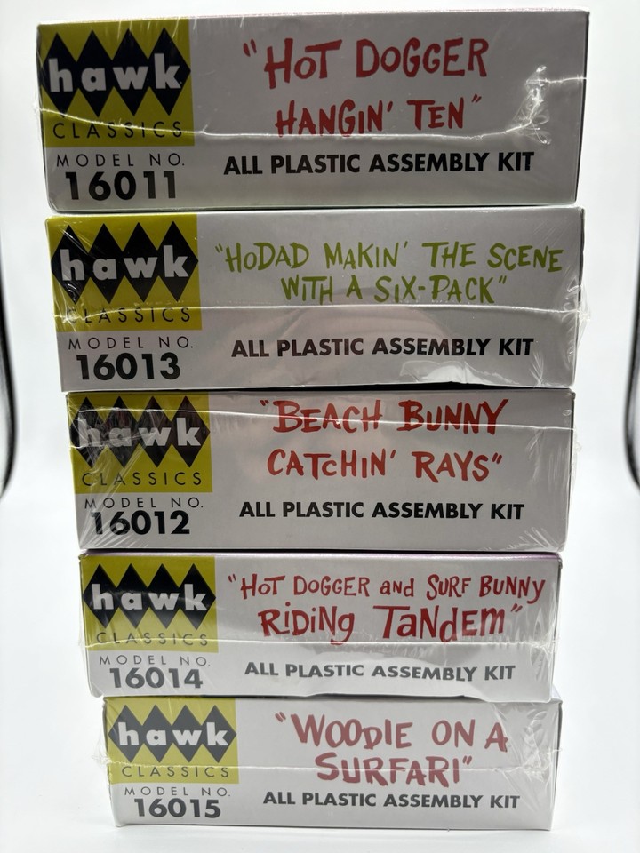 Plastic Model Kits Silly Surfers Hot Dogger Beach Surfer Hawk Classics ...