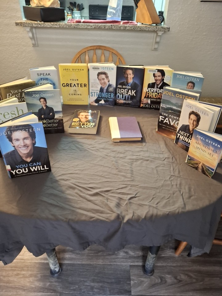 Joel Osteen And Victoria Osteen Collection. 15 Joel Osteen Books And 4 ...