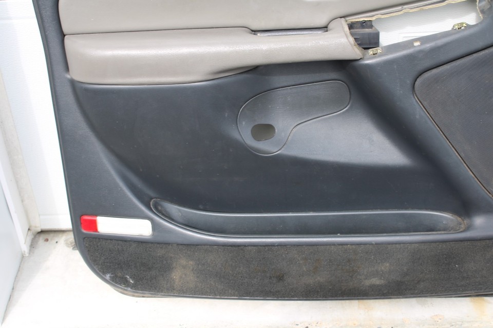 99-02 GMT 800 - Interior Door Trim Panel Driver Side Graphite Tan Two ...