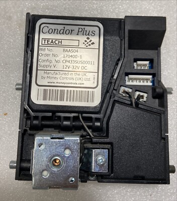 AMERICAN CHANGER CONDOR ELECTRIC COIN MECH B/N: BAAS04 [USED] | eBay