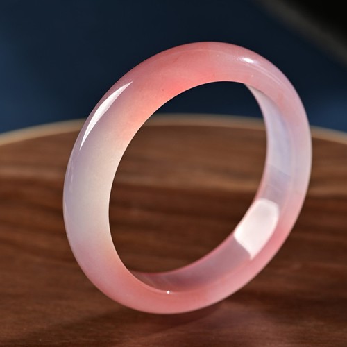 Beautiful Natural Pink Jade Jadeite Bangle Bracelet 54-62mm Jewelry ...