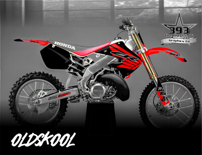 Honda CR 250 1997-1999 CR125 1998-1999 Graphics Full Decal Kit Sticker ...