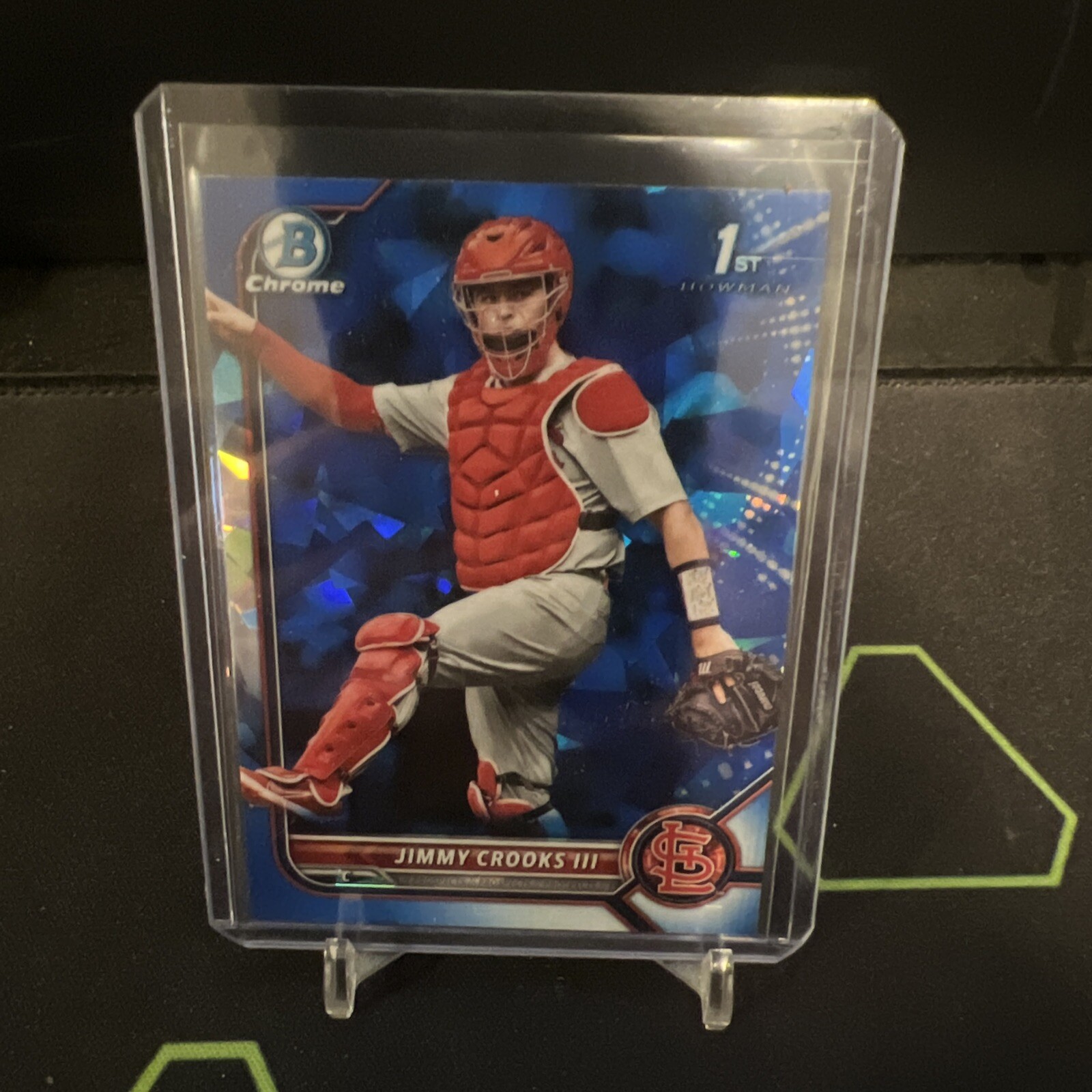 2022 Bowman Draft Sapphire Chrome Jimmy Crooks III 1st Bowman #BDC-178 ...