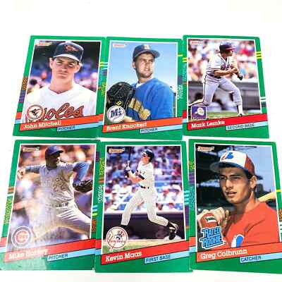 6 Pca Donruss 91 Collectible Legendary Baseball Player Cards 1991 | eBay