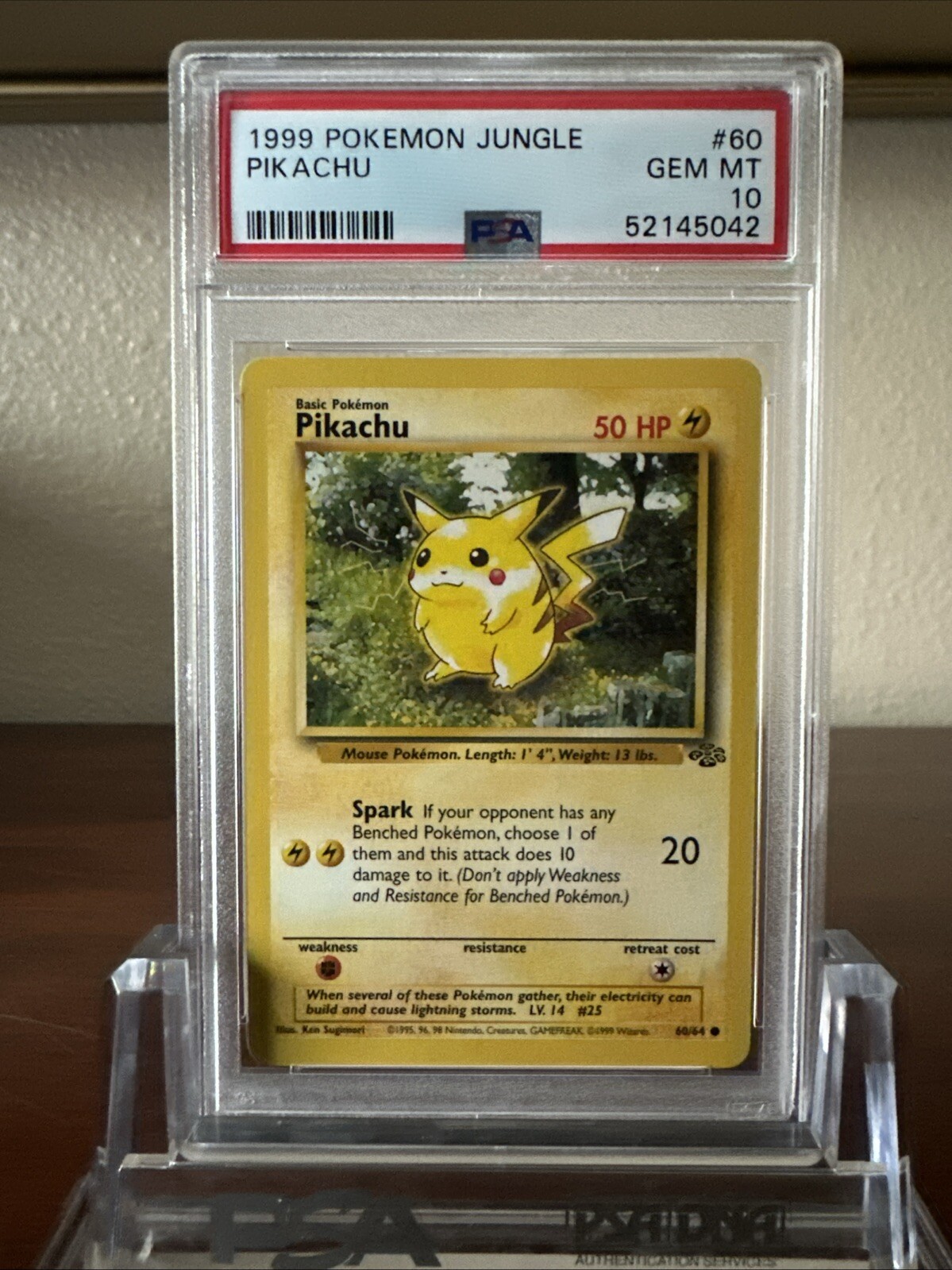 Pikachu 1999 Jungle #60/64 Unlimited Price Guide - Sports Card Investor