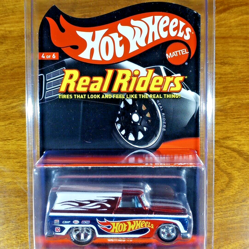 Hot Wheels RLC Real Riders '64 GMC Panel 597/4000 White Red Blue Series ...