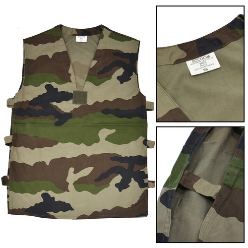 Original French Army Tactical Combat Shirt GAO Vest F2 CCE Camo Foreign ...