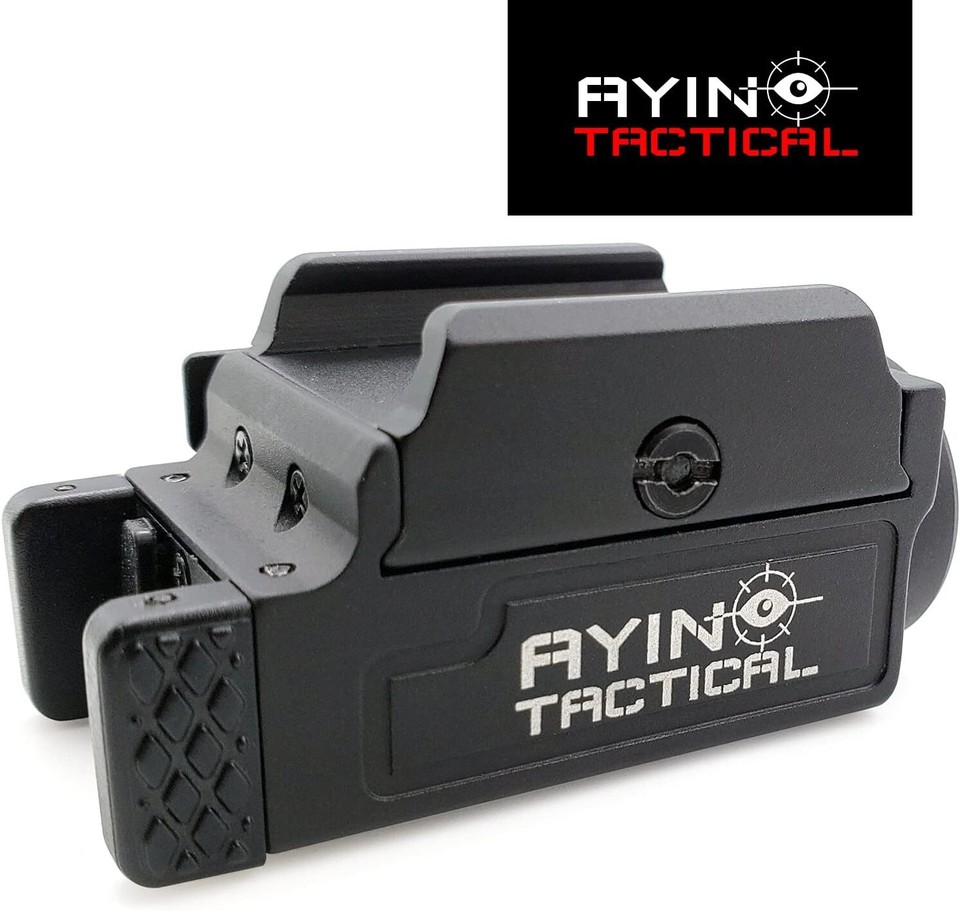 800 Lumen LED Gun Light, Rechargeable, Quick Detach Mount, Ayin Pistol ...