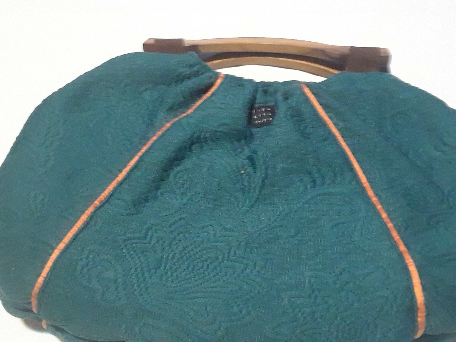 Lisa Lill Studio bag with wooden handles! Super Cute! | eBay