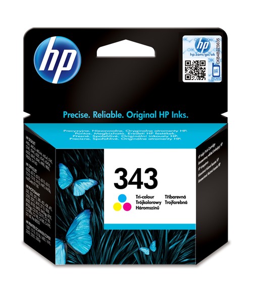 Genuine Original HP 343 Colour 348 Photo Ink Cartridge C8766ee C9369ee ...