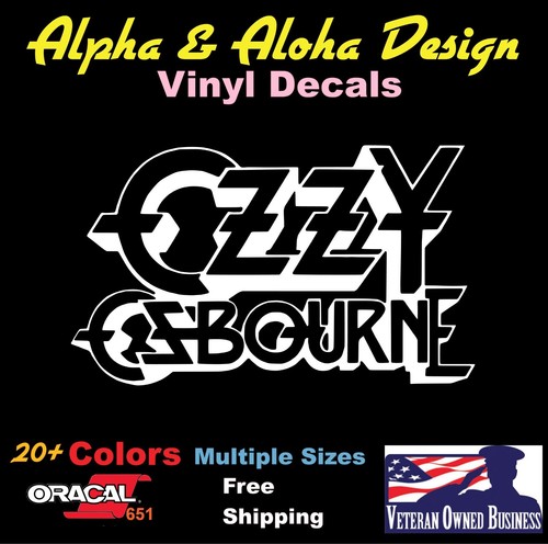 Ozzy Ozbourne Vinyl Decal Truck Car Sticker Laptop Window | eBay