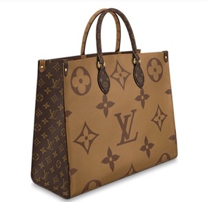 Lv Reverse Monogram Tote On The Go | semashow.com