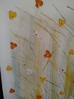 John Le Dené VINTAGE Original Midcentury Abstract Flower Painting ...