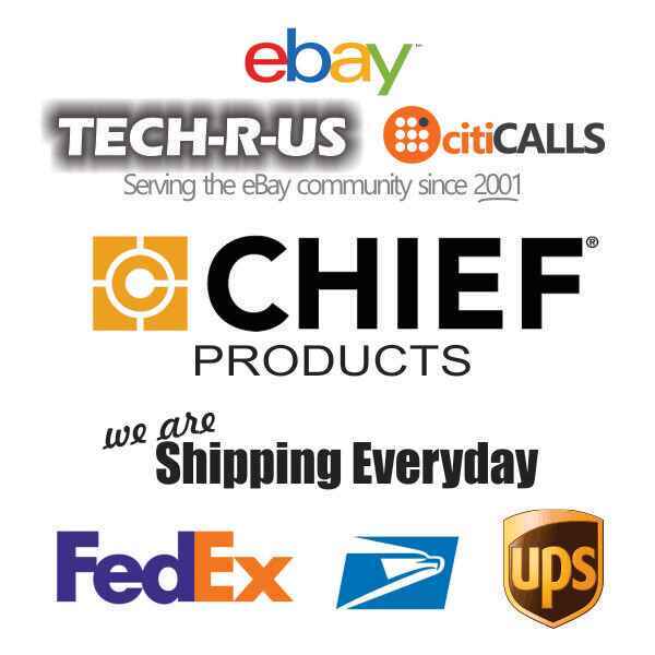 Chief RLF3 Large Fixed TV Display Wall Mount 43"-86" VESA up to 200lbs ...