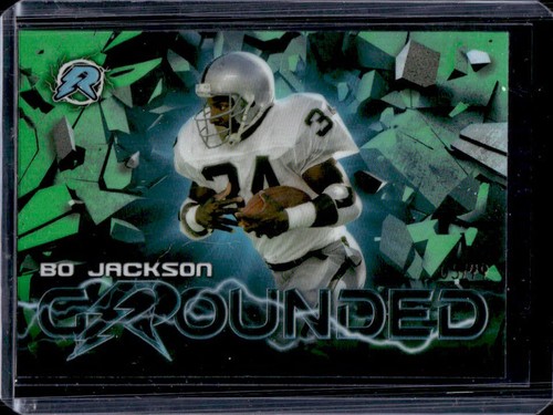 2023 Topps Composite Bo Jackson Resurgence Grounded Green Refractor #5/ ...