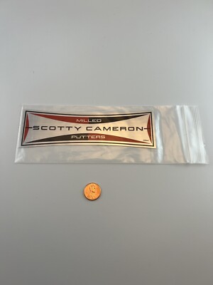 New Scotty Cameron Silver Milled Putters Sticker Decal Titleist Large ...