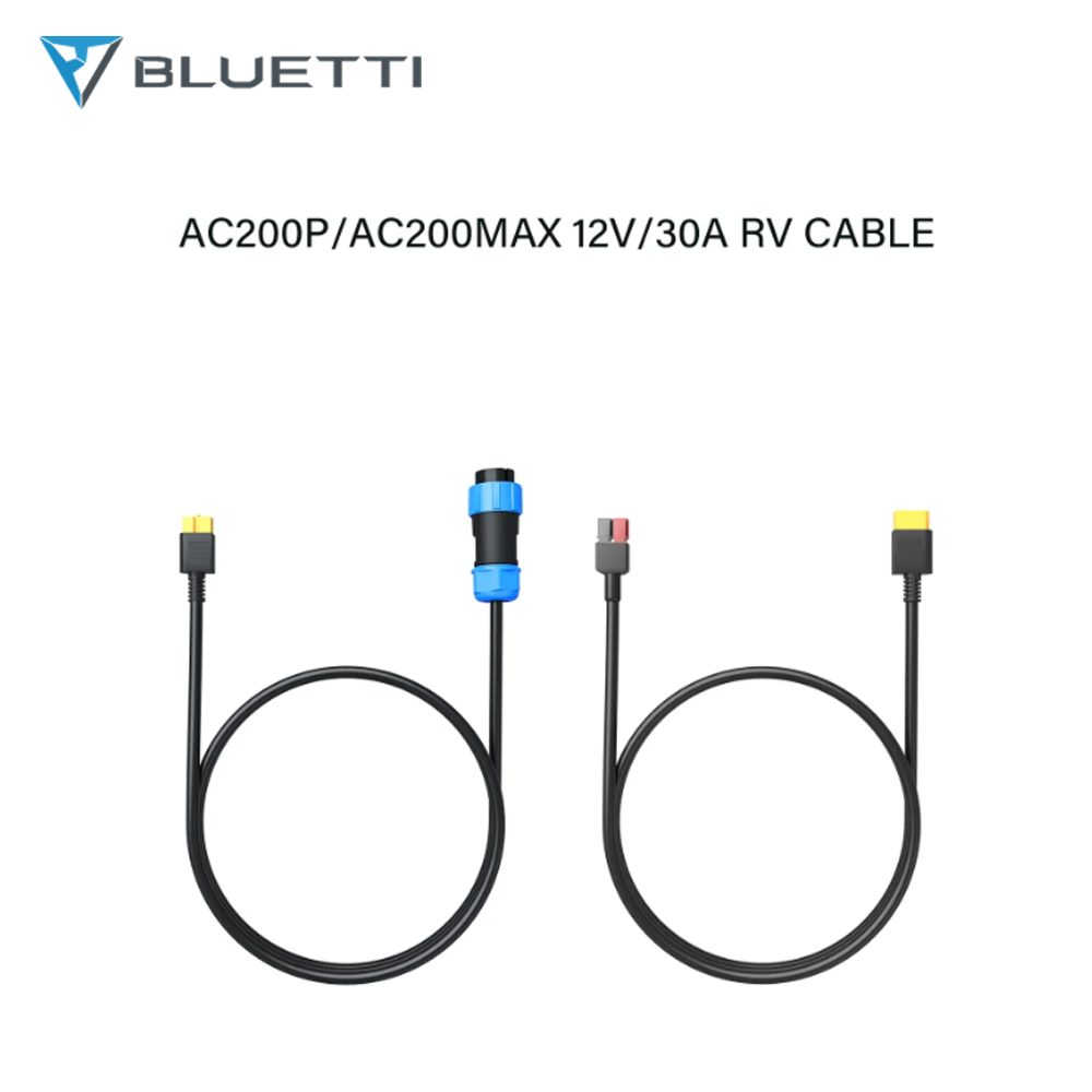 BLUETTI RV Cable 12V/30A Aviation Plug to XT60 Cable &XT60 to SPC45 for ...