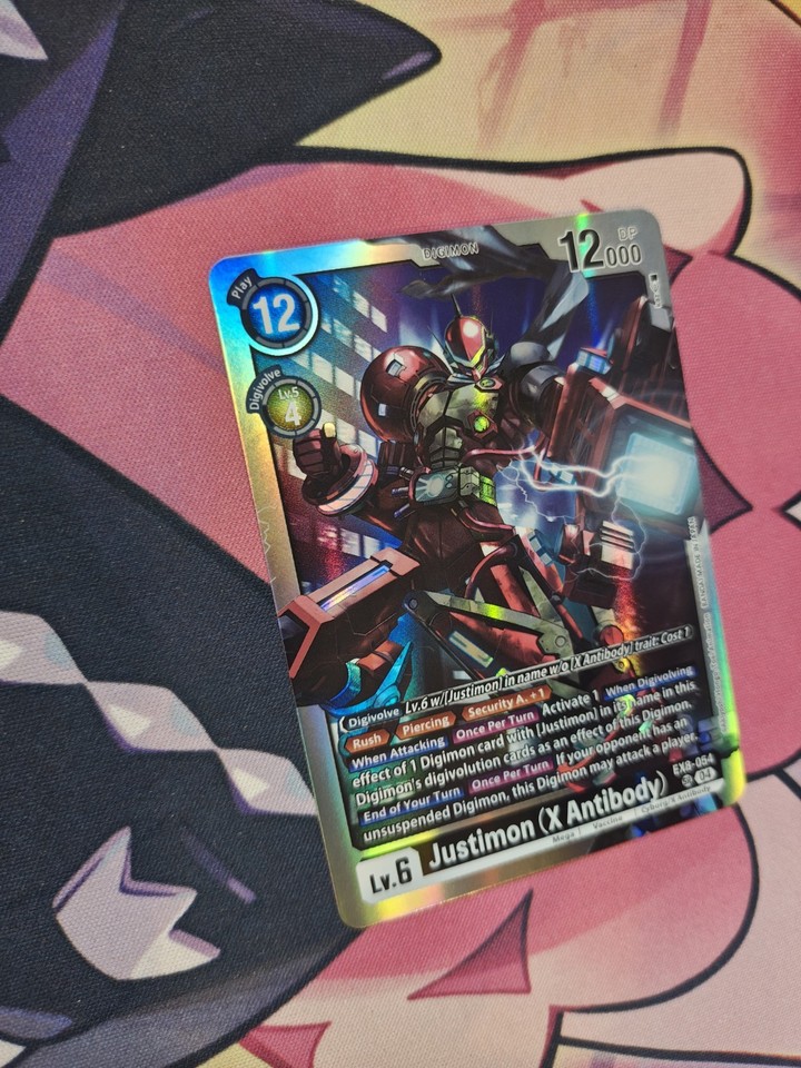 Justimon (X Antibody) EX8-054 SR Digimon CCG | Chain of Liberation NM ...