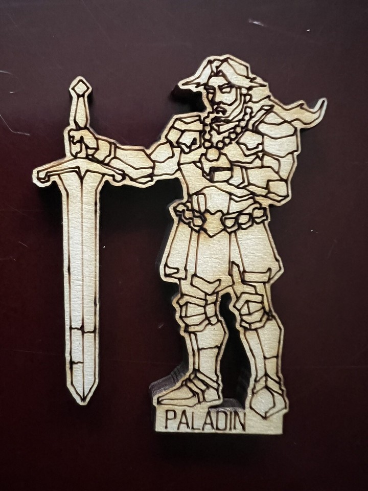 Miniatures Dungeons & Dragons Lot - All 14 Classes 5e Laser Cut Wood 1 ...