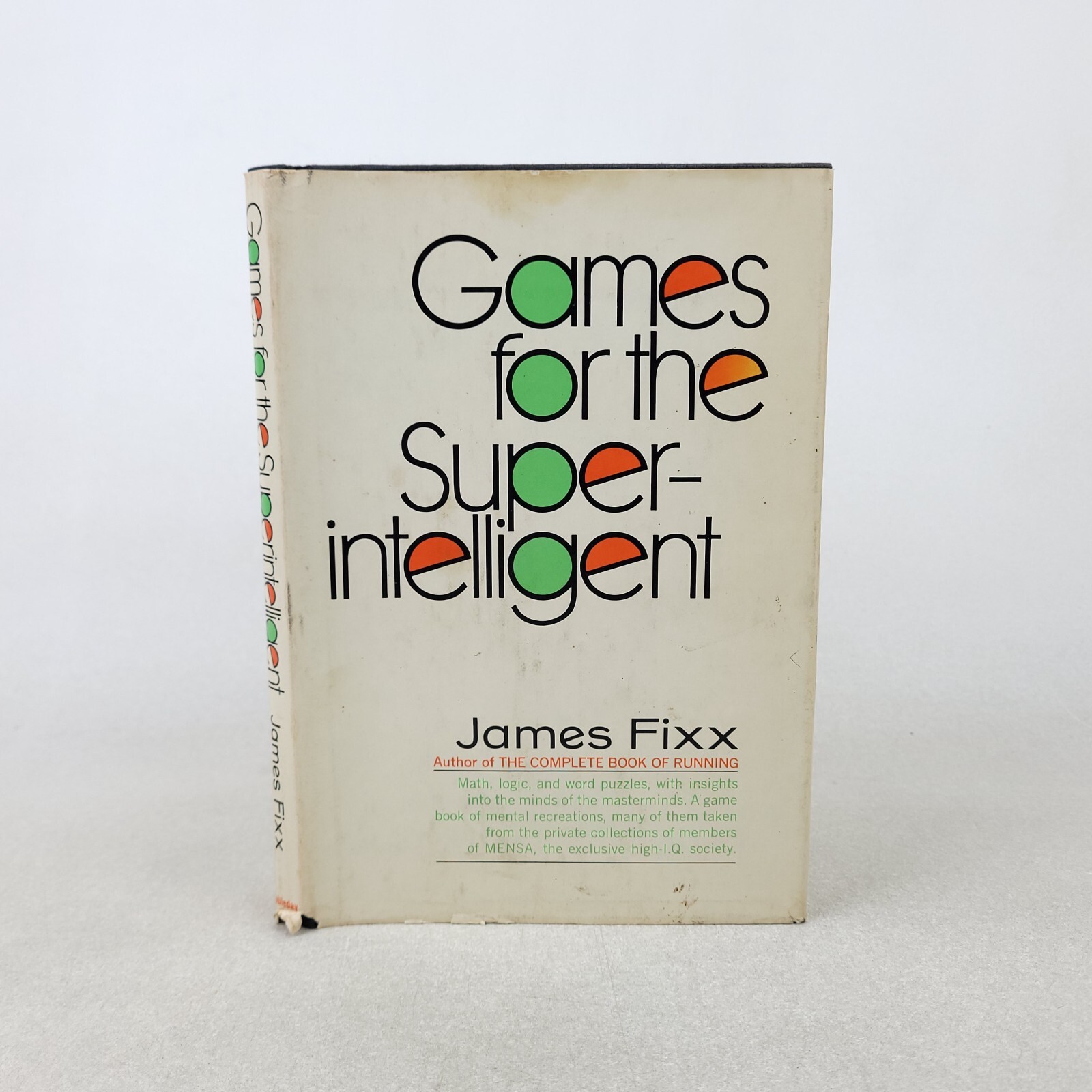 1972 Games for the Super-Intelligent James Fixx HC/DJ Doubleday | eBay