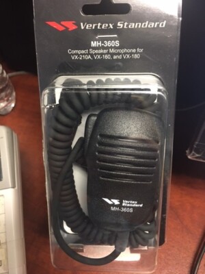 NEW-Vertex Standard MH-360s Compact Speaker Microphone | eBay