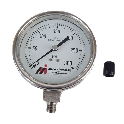 🚨Meriam Instrument 502365 Pressure 316 SS Gauge 300 PSI Digital 314-638 ...